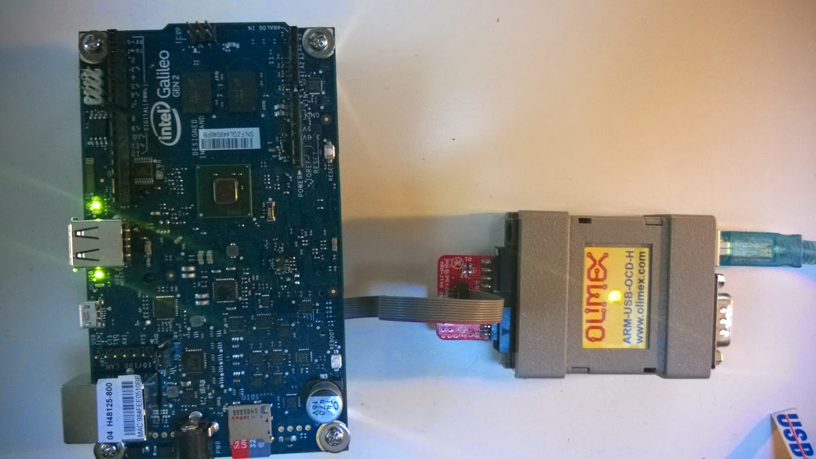 JTAG: Windows IoT debugging on Intel Galileo 2